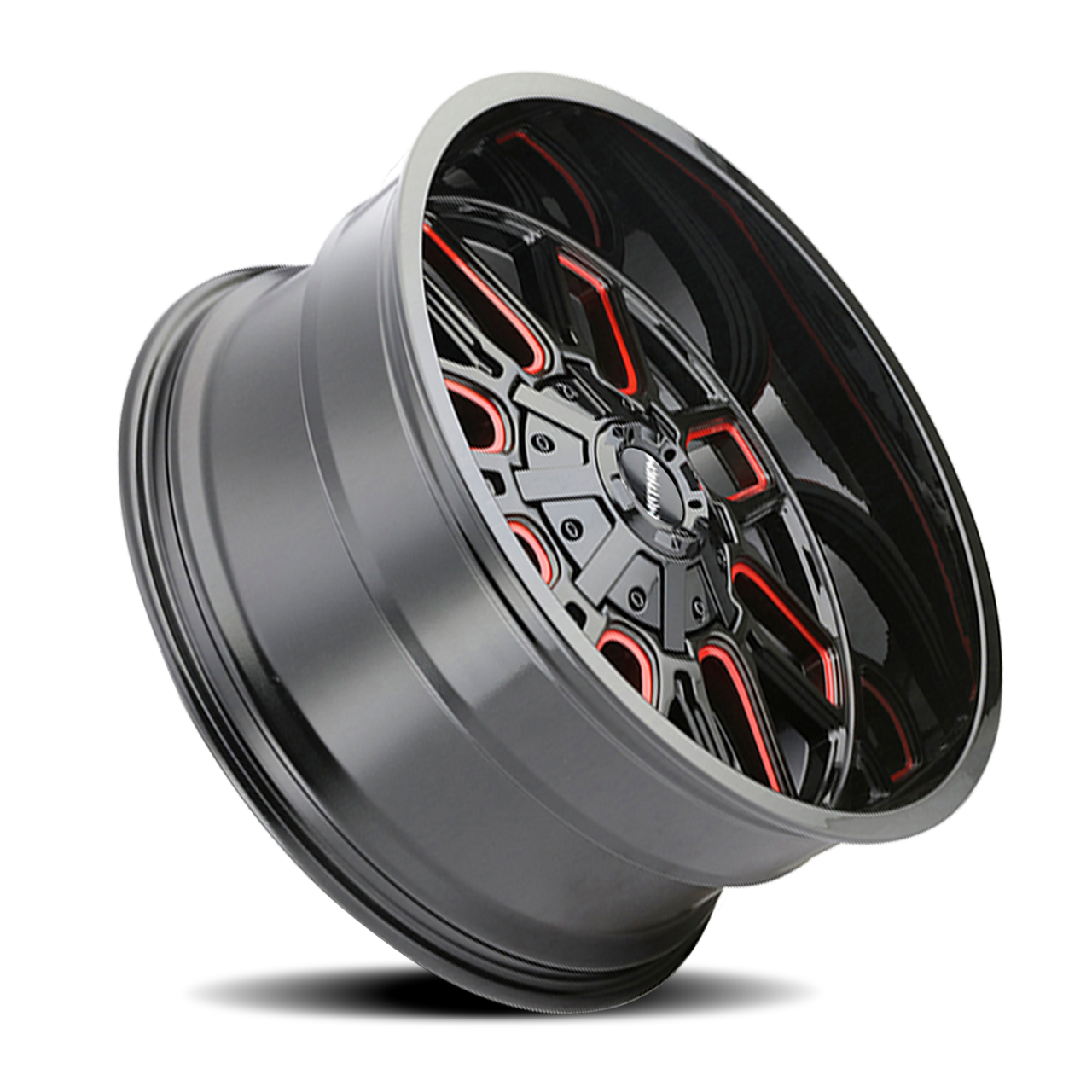Mayhem Cogent Wheels Rims 20x9 6x135 6x139.7 Gloss Black Milled W ...
