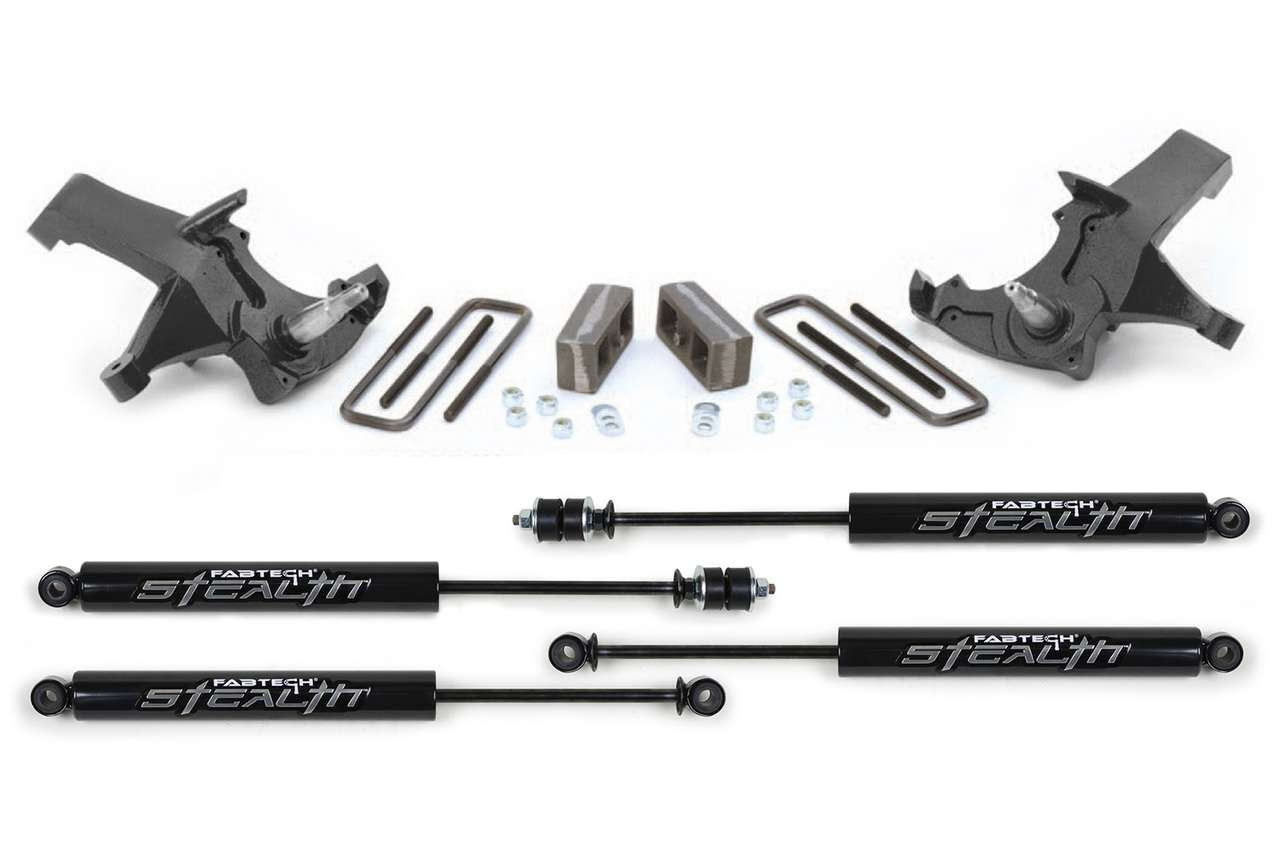Fabtech K1037M 4" Spindle Lift System For Chevrolet Tahoe