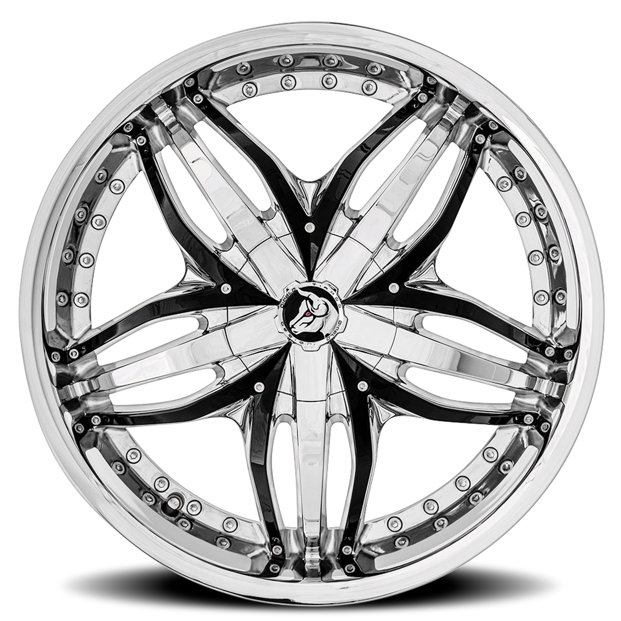 Diablo Angel Wheels Rims 20x8.5 5x112 5x114.3 Chrome 35mm | ANG-2085D243573