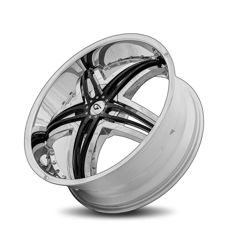 Diablo Blitz Wheels Rims 24x10 Blank Custom Drilled Chrome 35mm | G1 ...