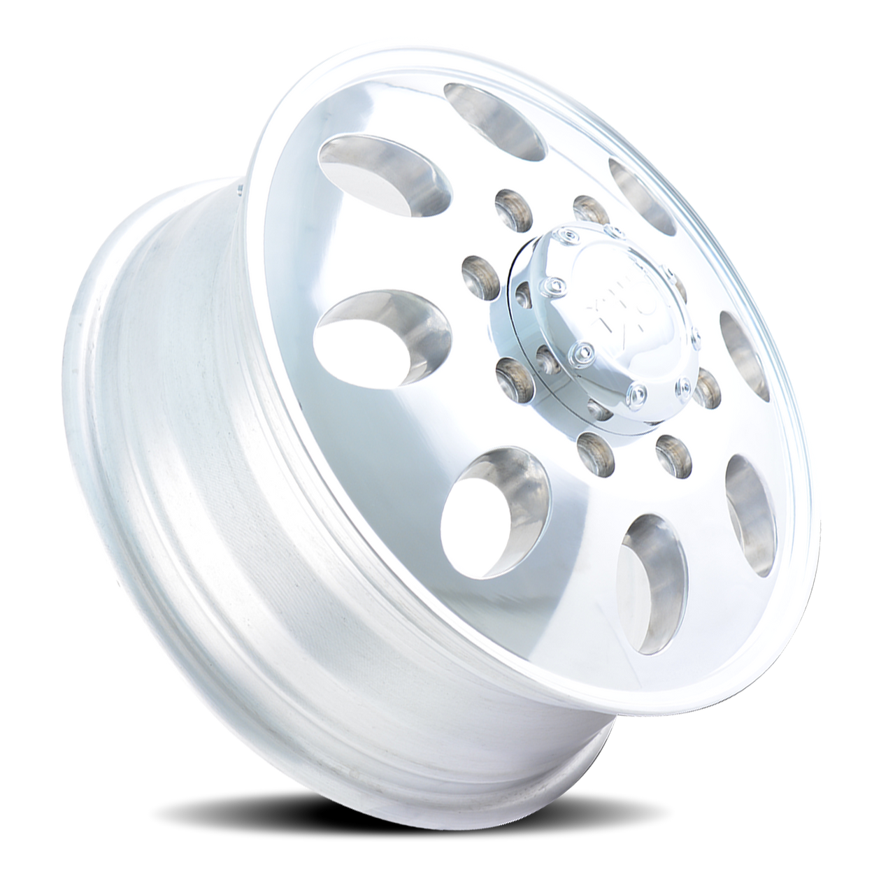 Ion Dually 167 Wheels Rims 17x6.5 8x200 Polished 125mm