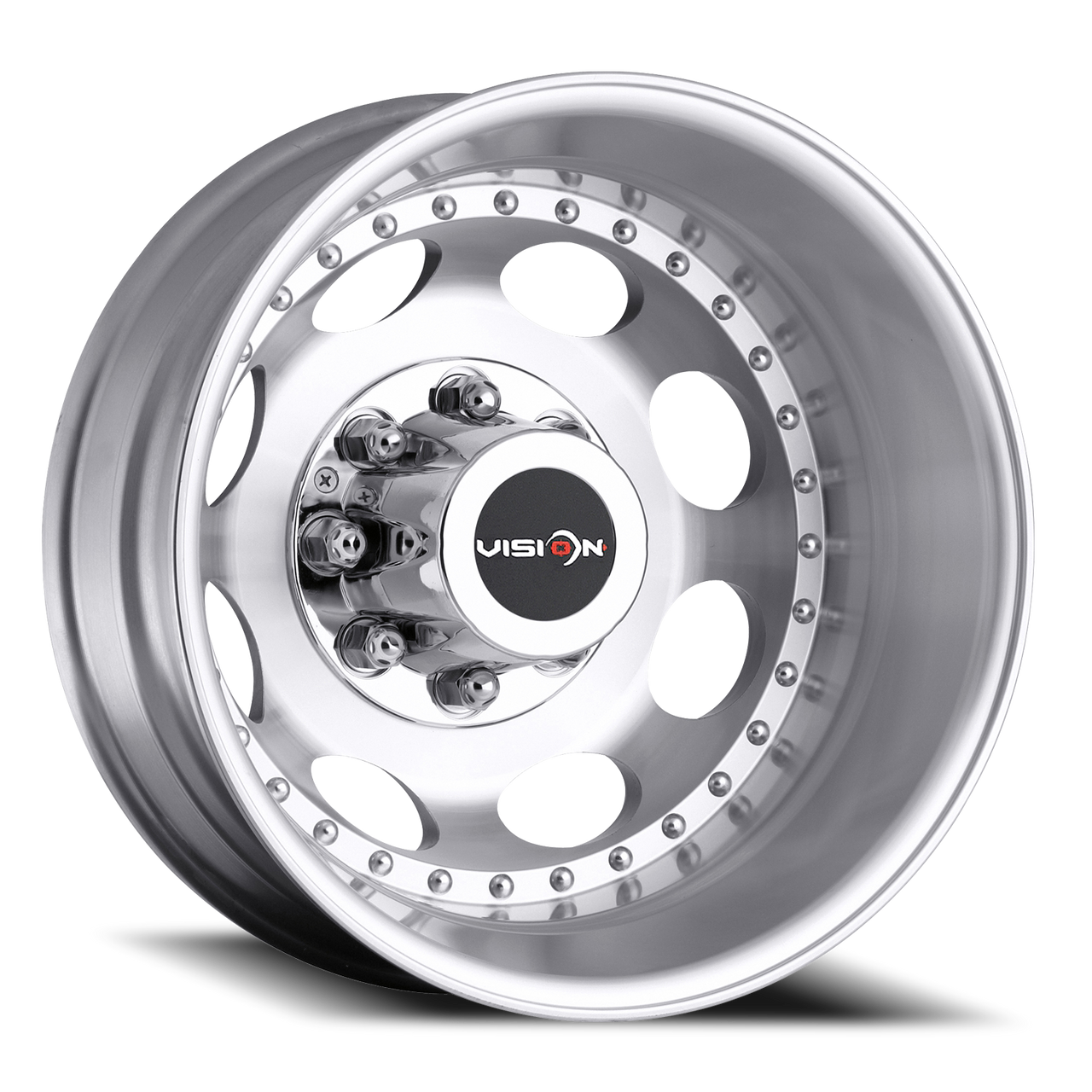 Vision Dually Hauler 181 Wheels Rims 17x6.5 8x210 Machined -143mm