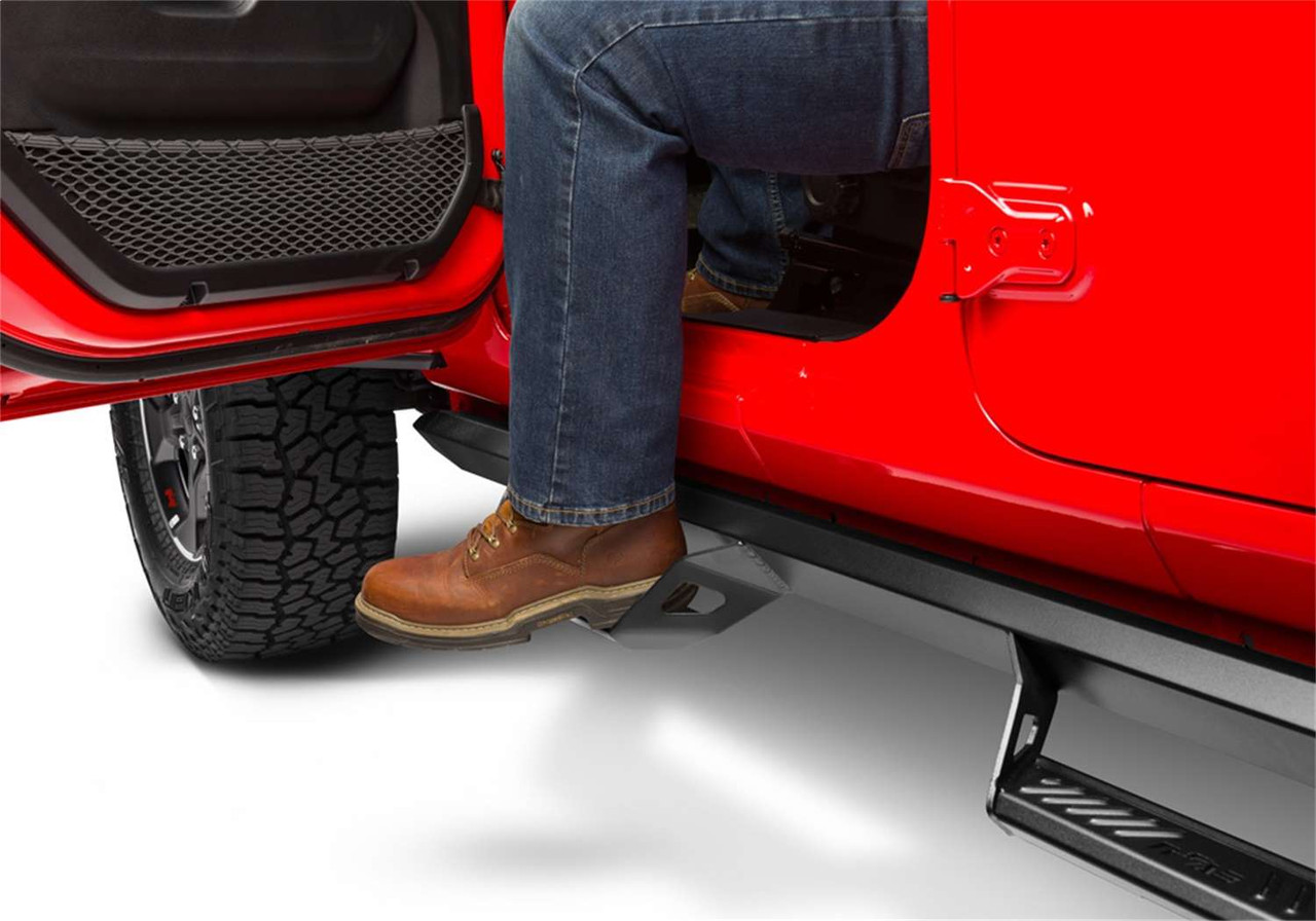 N-Fab Black Predator Pro Full Length Step | PRJ1980T-TX | Free Shipping!