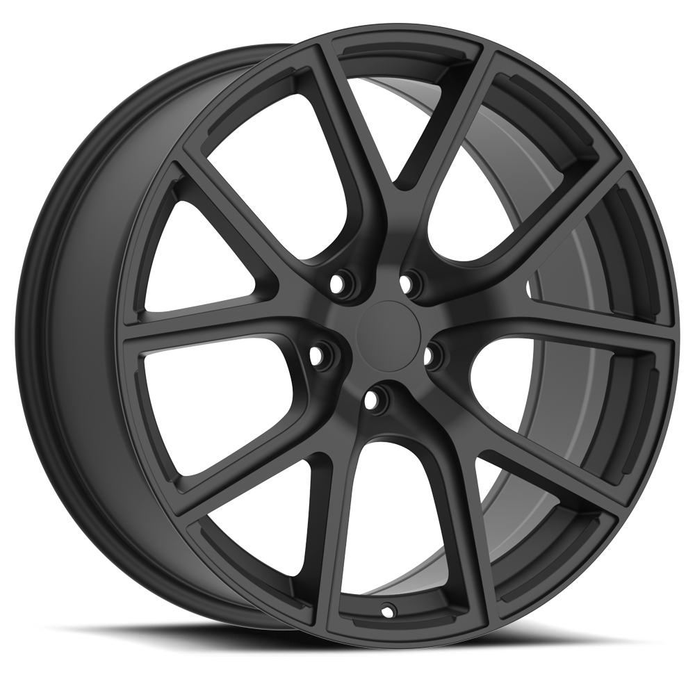 Voxx Replica Track Hawk 18x8 5x127 Matte Black 40mm Wheels