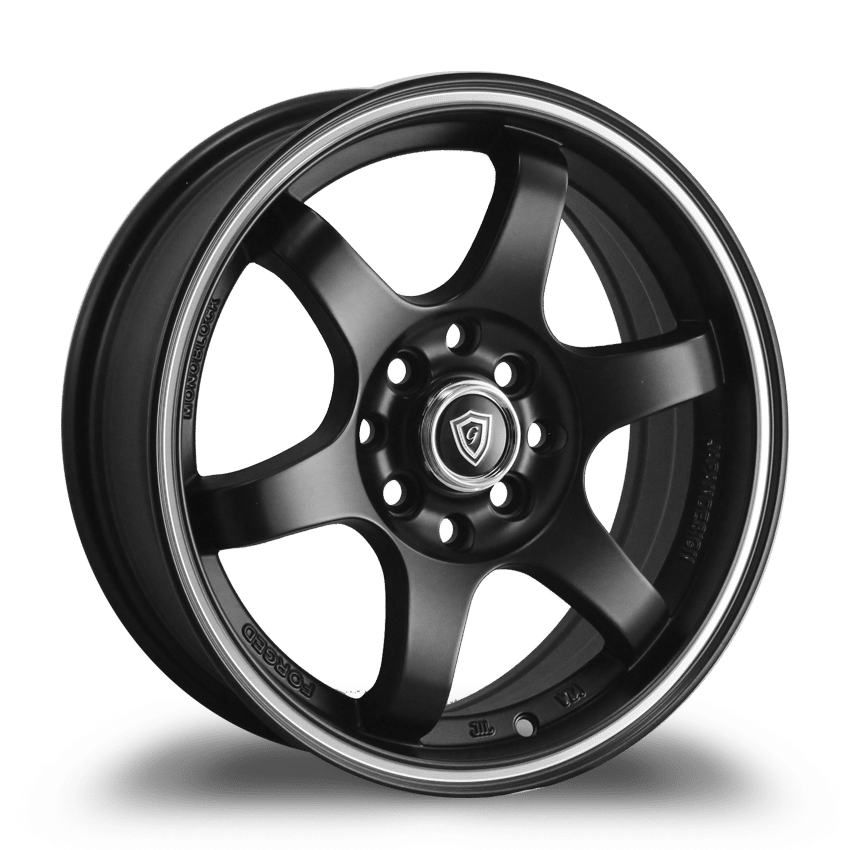 G - Line Alloys G6011 15x6.5 4x108 4x114.3 Black Machine 35 Wheels
