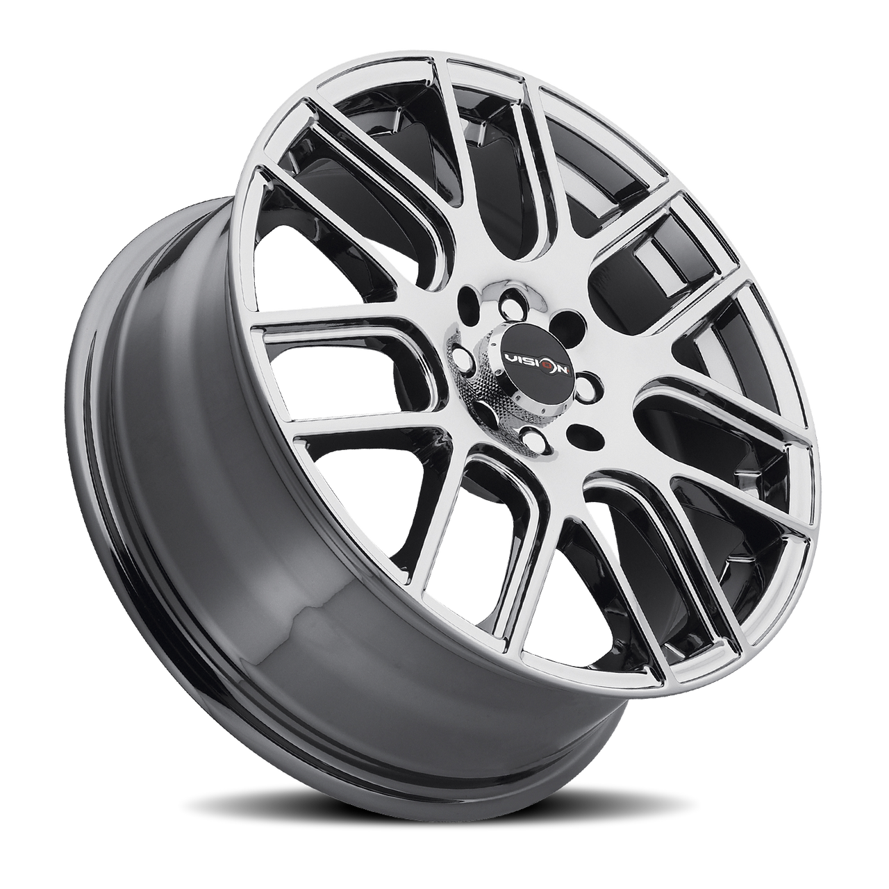 Vision Cross 426 Wheels Rims 14x5.5 4x100 4x114.3 Chrome 38mm | 426H4503C38