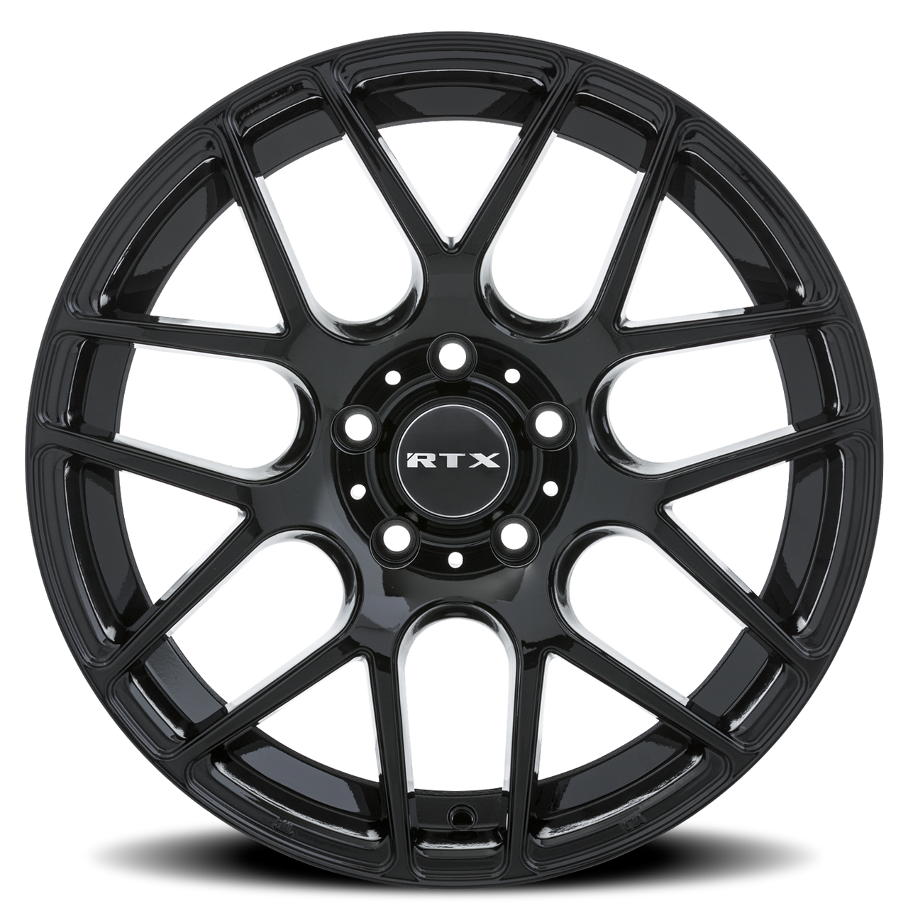 Rtx Envy Wheels Rims 17x7.5 5x112 Gloss Black 38mm | 082756