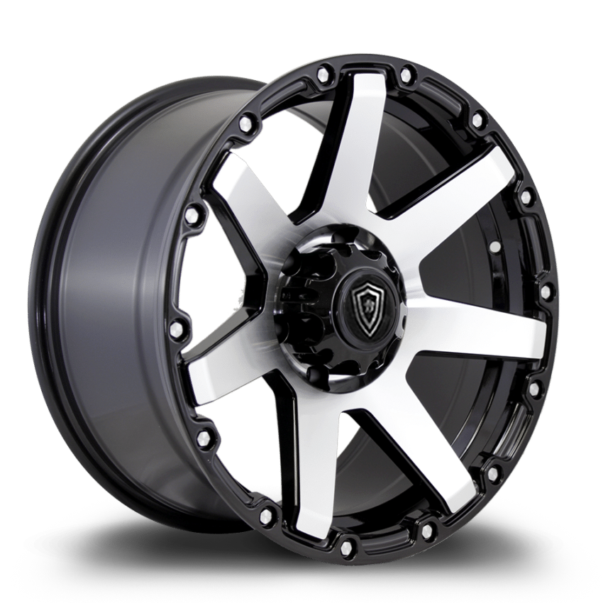 White Diamond W2804 Wheels Rims 20x9 6x135 Black Machined 0mm ...