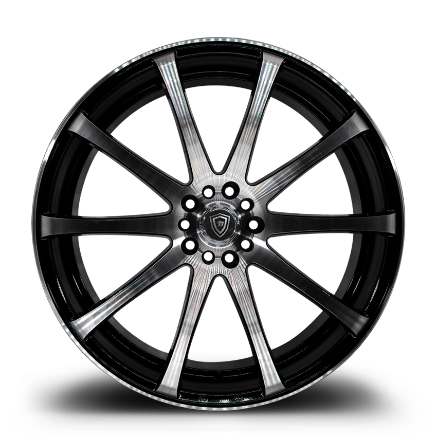 White Diamond W3196 Wheels Rims 20x8.5 5x114.3 5x120 Gloss Black 35mm ...