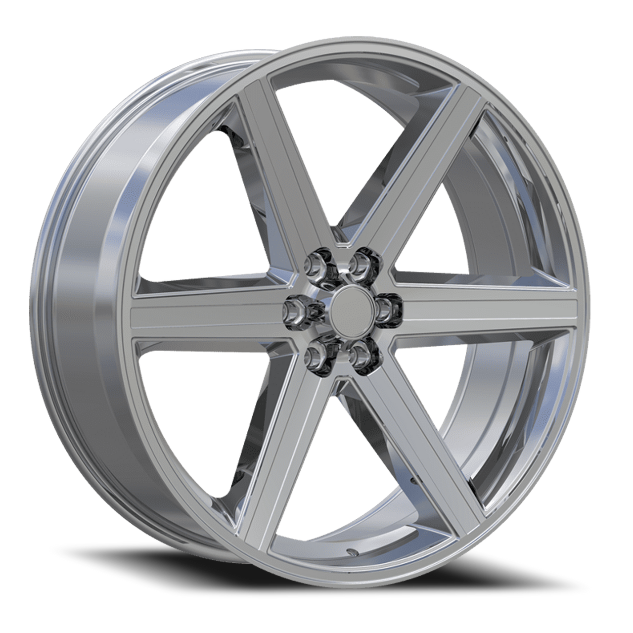 Replica 248 22x9.5 5x120 Chrome 10mm Wheels