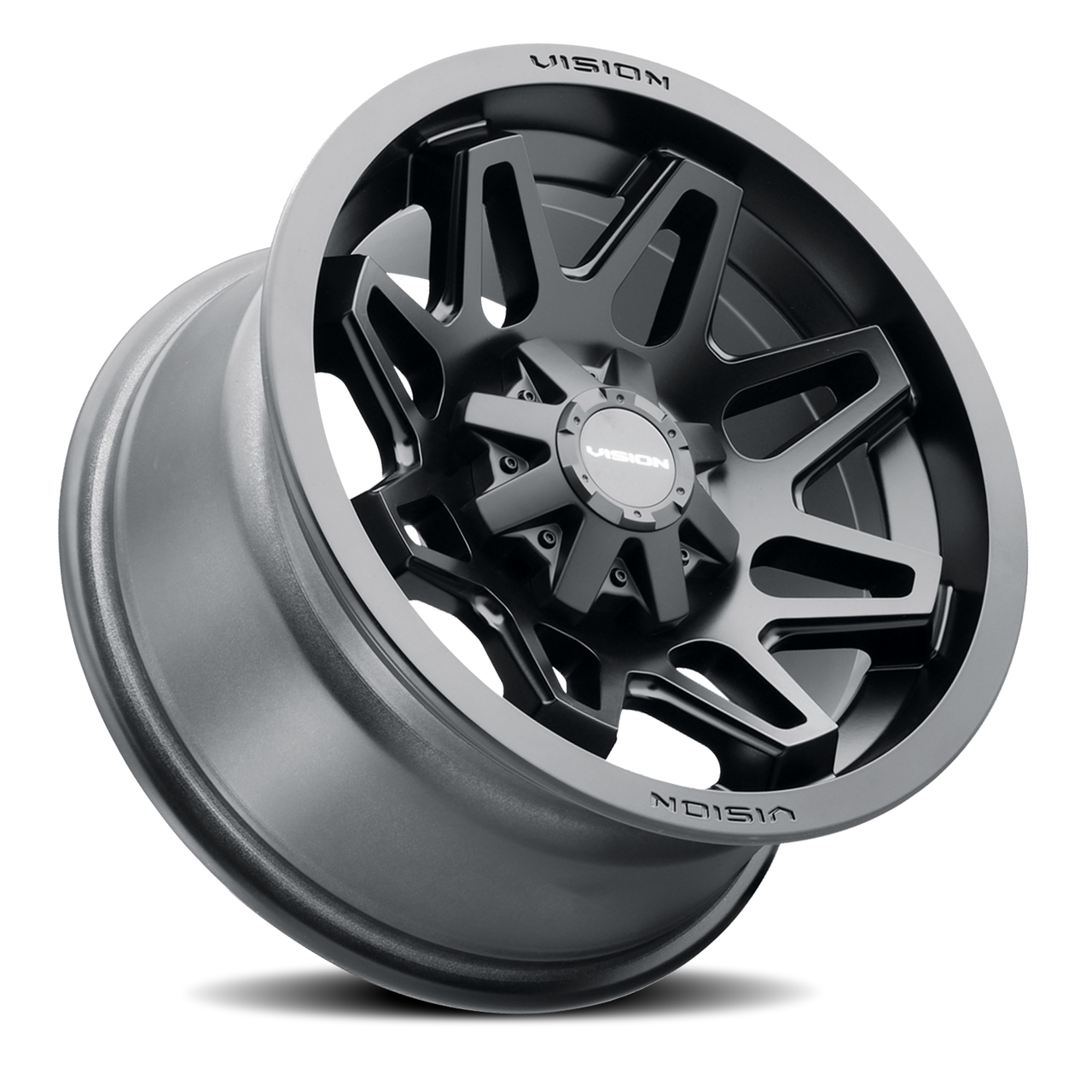 Vision Se7En 416 Atv Wheels Rims 14x7 4x156 Matte Black 38mm | 416 ...