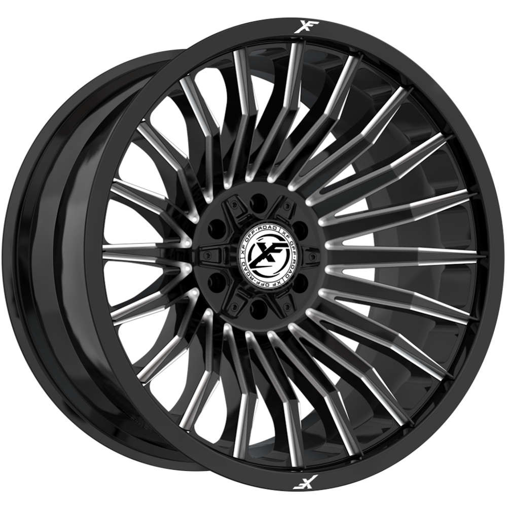Xf Off-Road Xf-231 Wheels Rims 20x10 Blank Custom Drilled Gloss Black ...