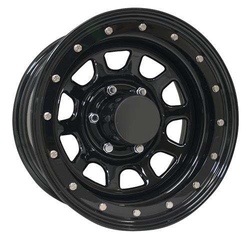 Pro Comp Steel Wheels Series 252 Wheels 15x10 6x5.5 Black -44mm | 252-5183