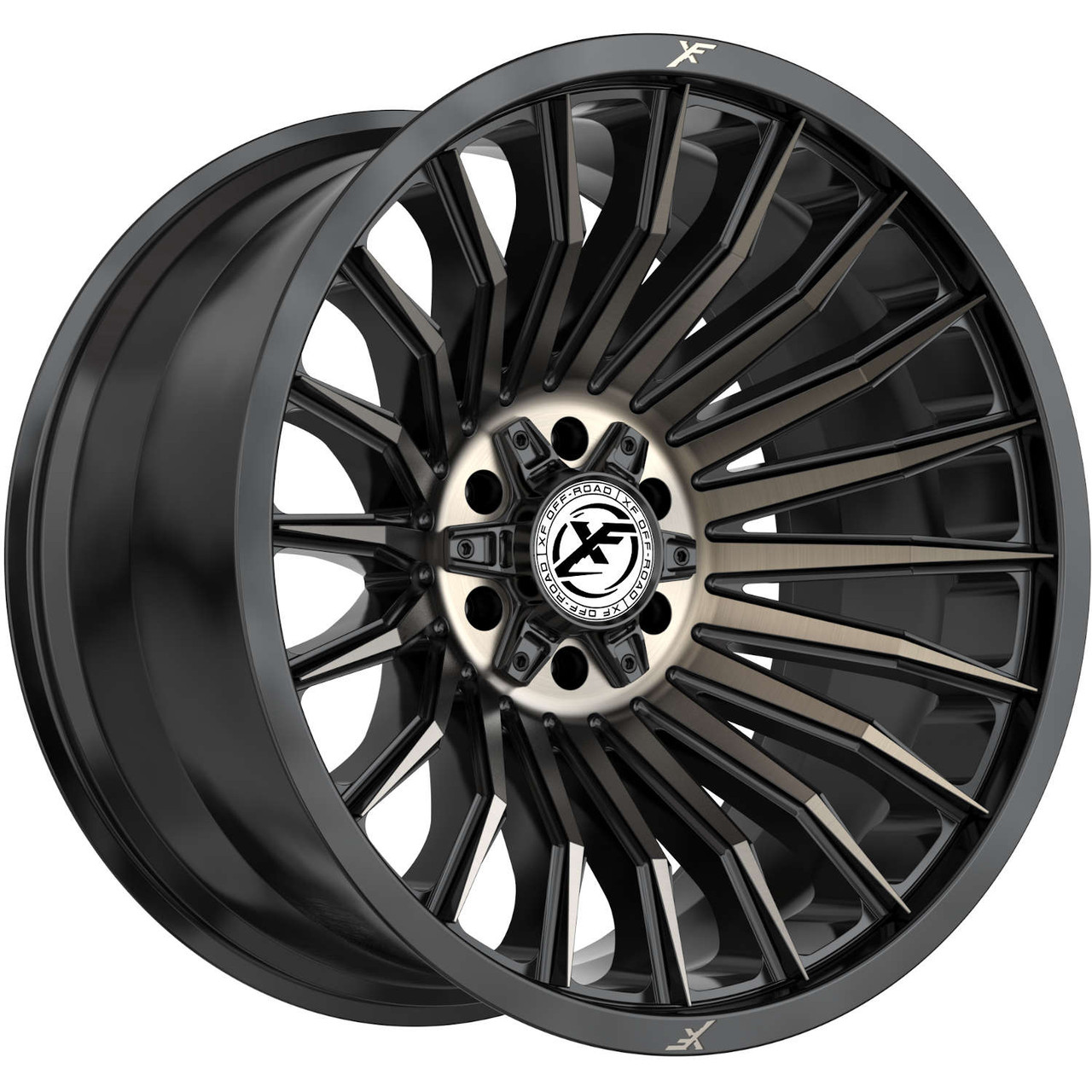 Xf Off-Road Xf-231 20x10 6x135 6x139.7 Black Bronze Machine Dark -12 Wheels