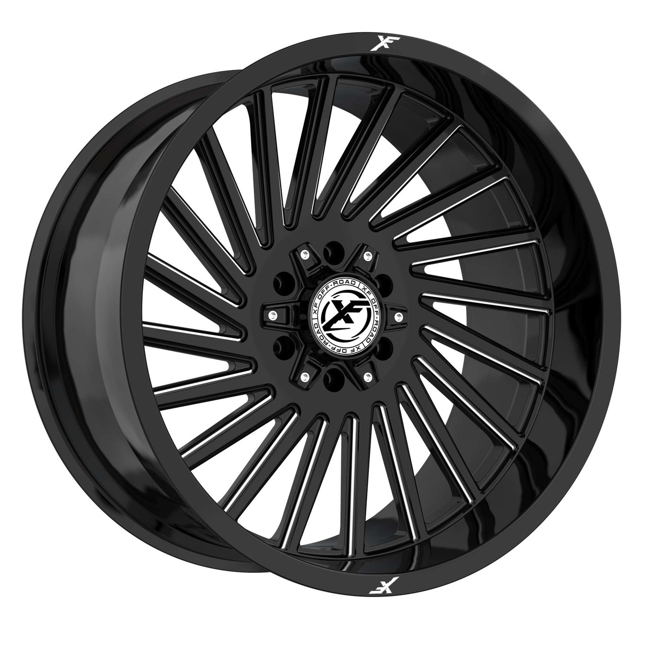 Xf Off-Road Xf-239 20x10 6x135 6x139.7 Black -12mm Wheels