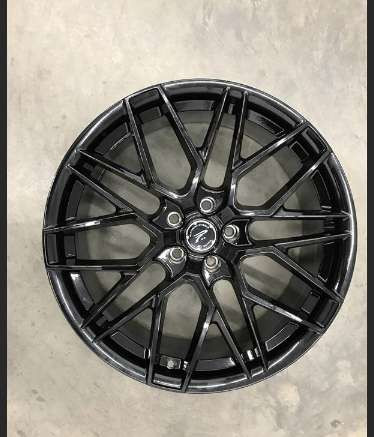 Platinum Retribution 459BK Wheels Rims 20x8.5 5x115 Gloss Black 35 ...
