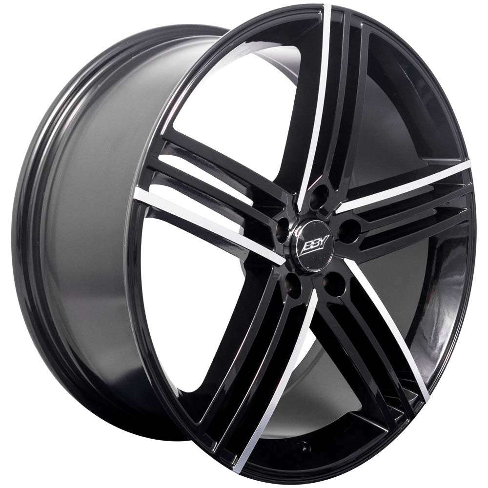 Bby 04 Exotica Wheels Rims 18x8 5x114.3 Black Machined 38mm ...