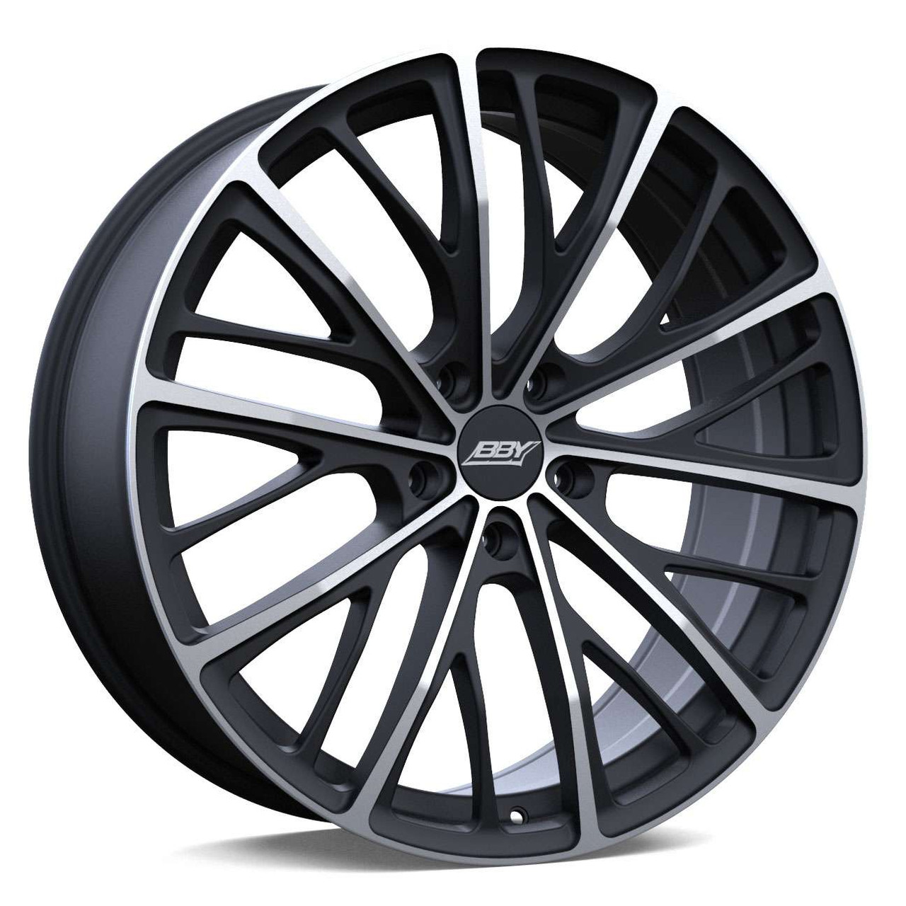 Bby 06 Illusion Wheels Rims 22x8.5 5x114.3 Black Machined 38mm ...