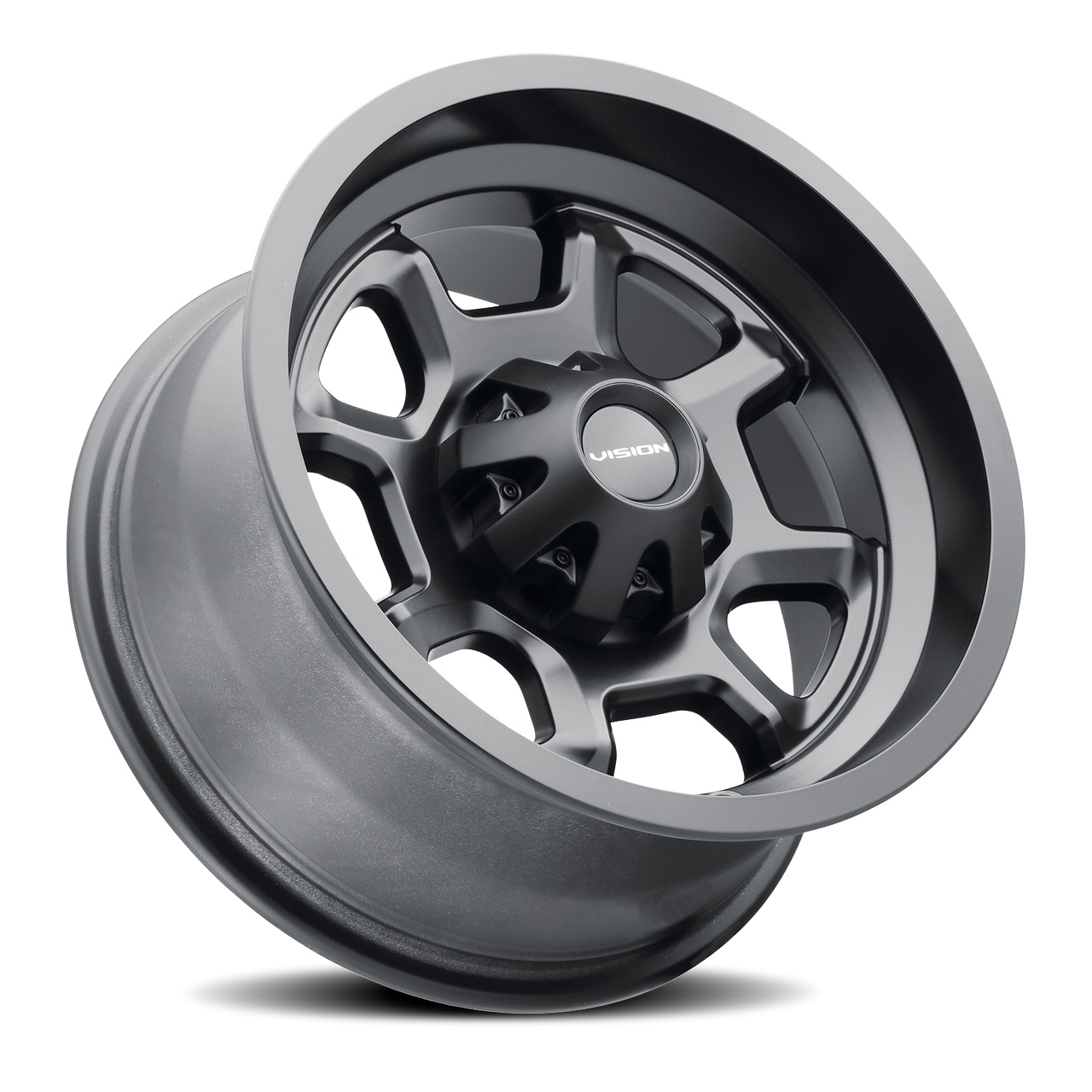 Vision Bomb 415 Atv Wheels Rims 12x8 4x110 Matte Black -10mm | 415 ...