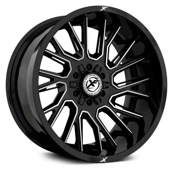 Xf Off-Road XF-230 Custom Drilled Wheel Blanks Rims 22x12 Black ...