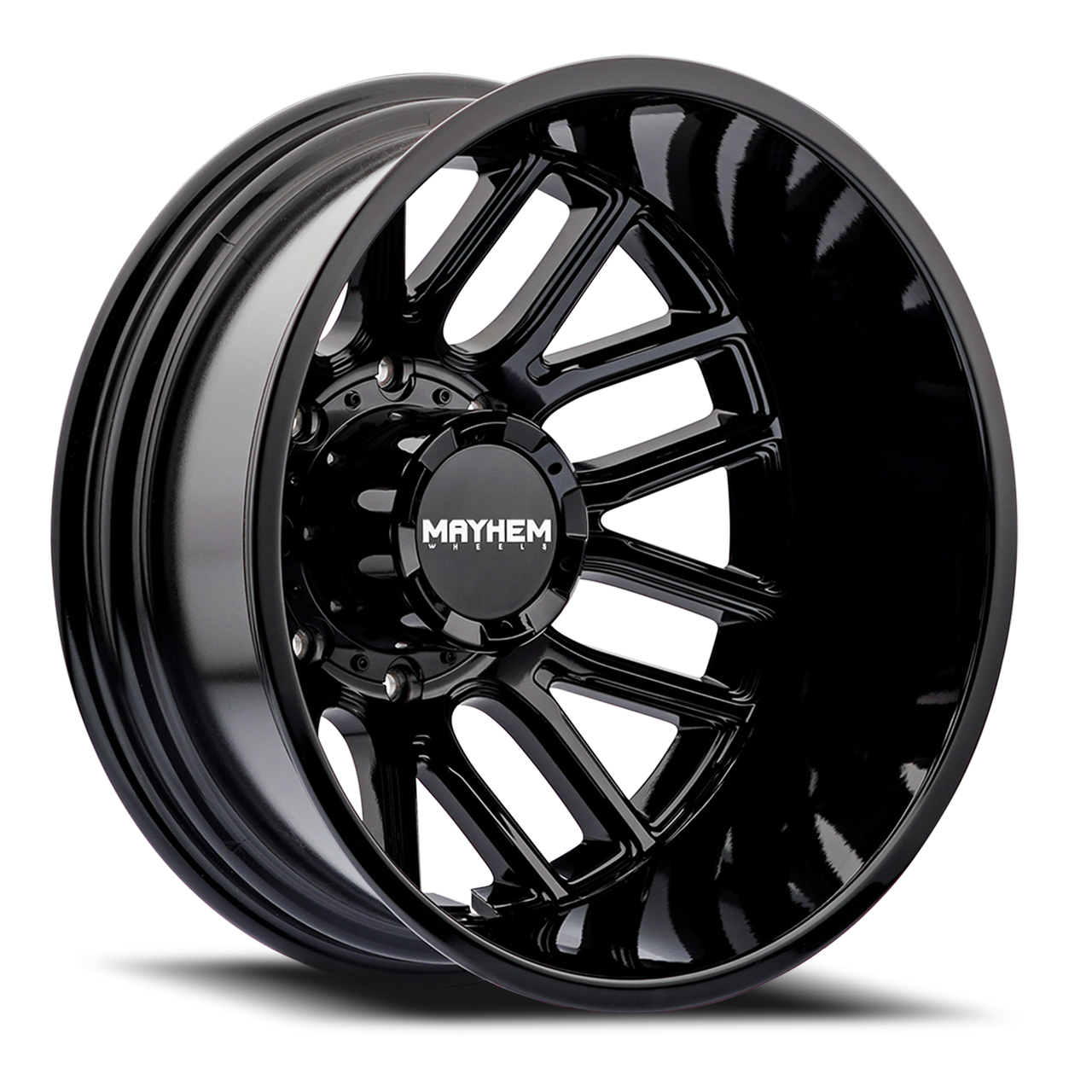 Mayhem Cogent Dually 20x8.25 8x200 Gloss Black -192mm Wheels