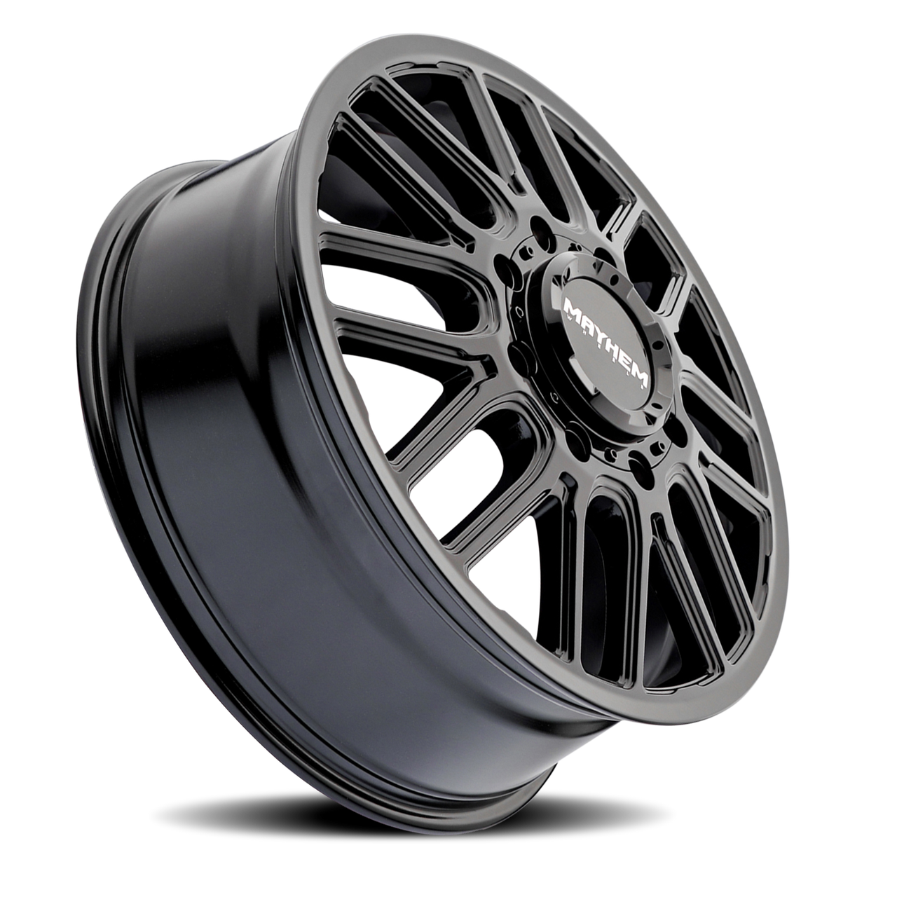 Mayhem Cogent Dually Wheels Rims 20x8.25 8x200 Gloss Black 115mm
