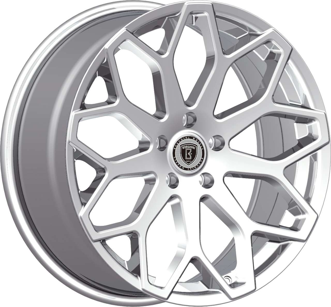 Borghini Bw28 Wheels Rims 26x10 6x139.7 Chrome 25mm | BW28-26185C