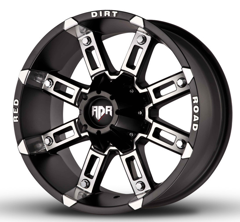 Red Dirt Road Rd06 Wheels Rims 17x9 6x135 6x139.7 Matte Black Machined ...