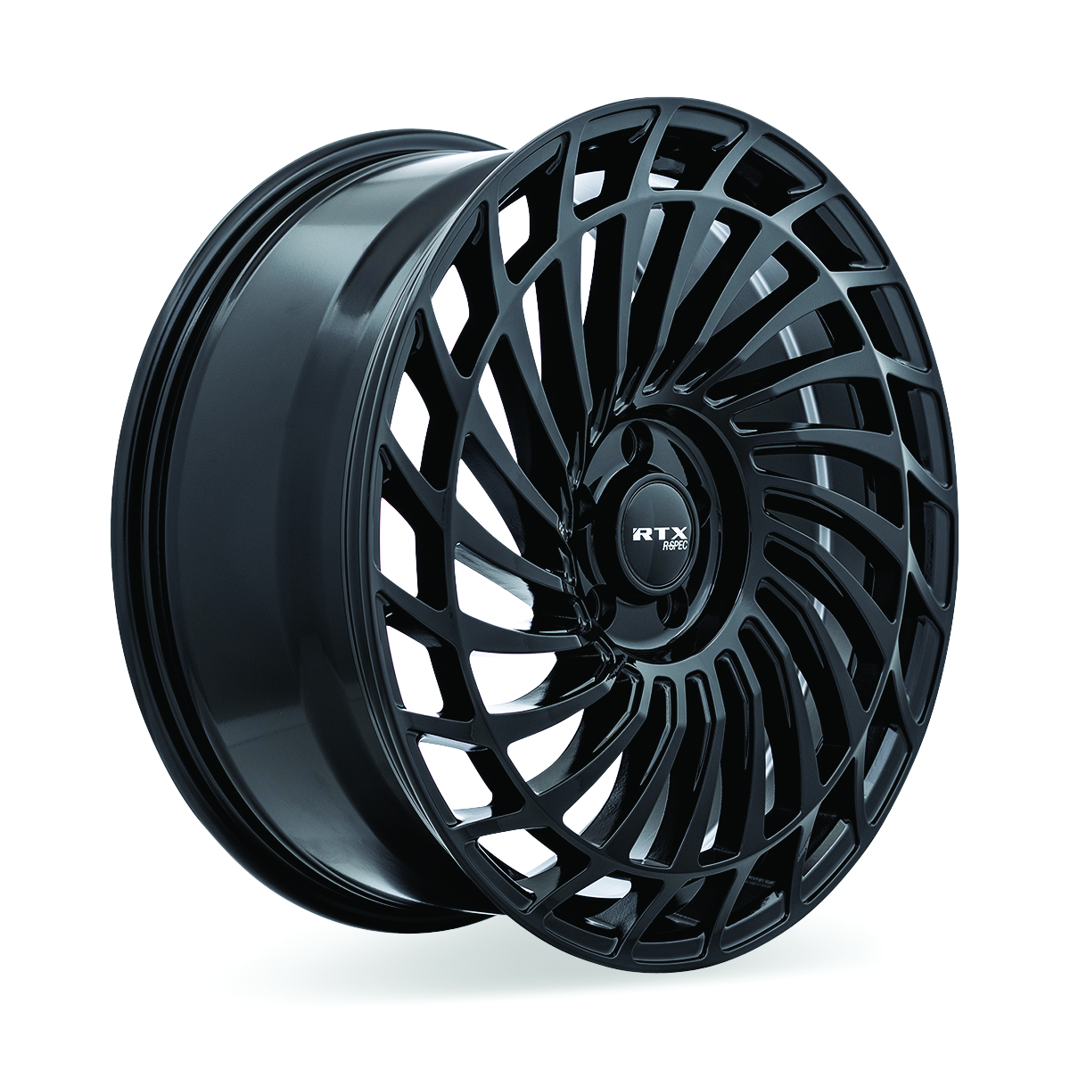 RTX Rs06 20x8.5 5x108/5x4.25 Gloss Black 40mm Wheels | BB Wheels