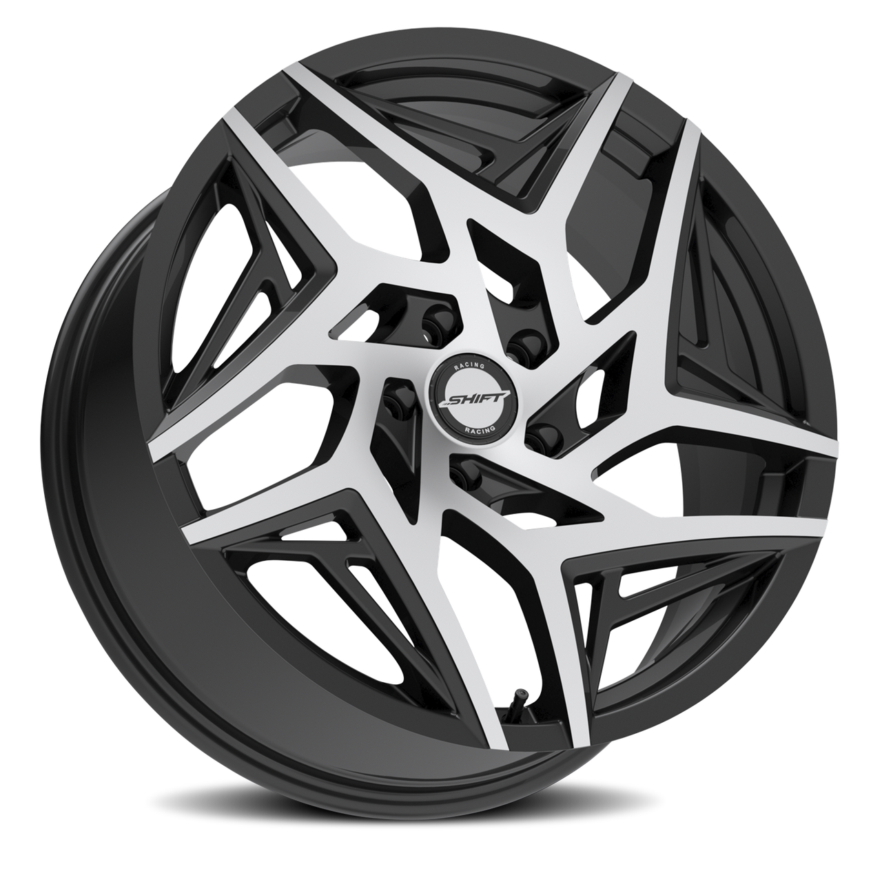 Shift H36 Valve 20x8.5 5x100 Black Machined 35mm Wheels