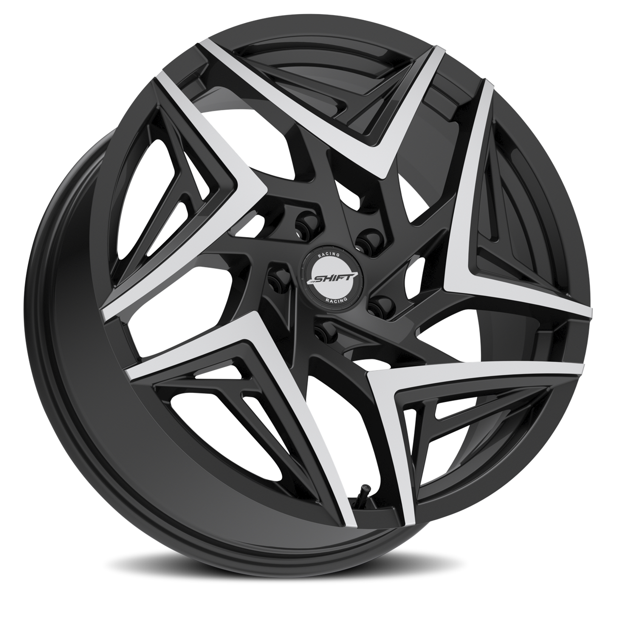 Shift H36 Valve 20x8.5 5x120 Black Machined Tips 35mm Wheels
