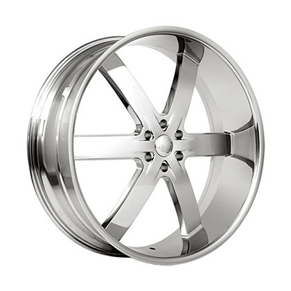 U2 55 Wheels Rims 26x10 6x139.7 Chrome 25mm | U255-26185C