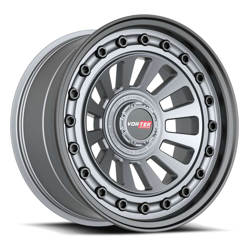 Vortek Vrd-702 Wheels Rims 17x9 Blank Custom Drilled Matte Gunmetal ...