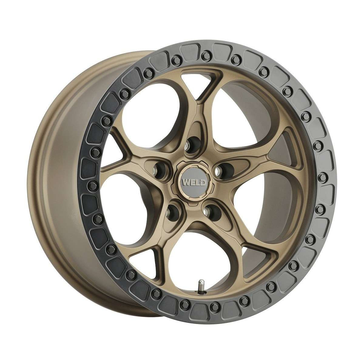 Weld Off-Road Ledge 8 Wheels Rims 20x10 8x165.1 Satin Bronze W/ Satin ...