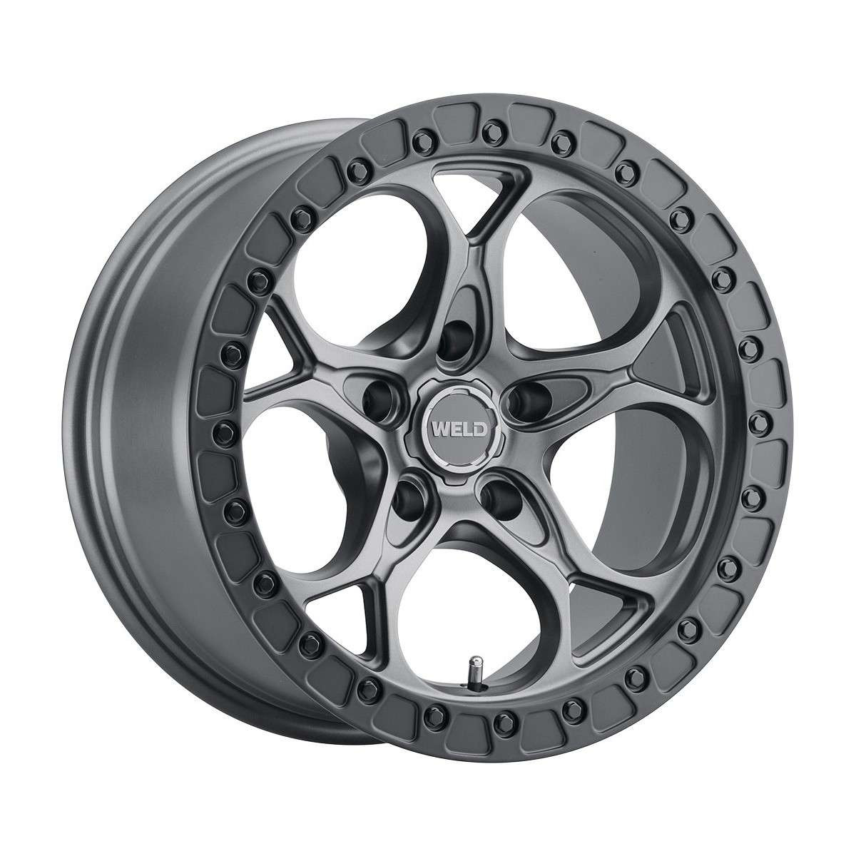 Weld Off-Road Ledge 8 Wheels Rims 20x10 8x165.1 Satin Gunmetal W/ Satin ...