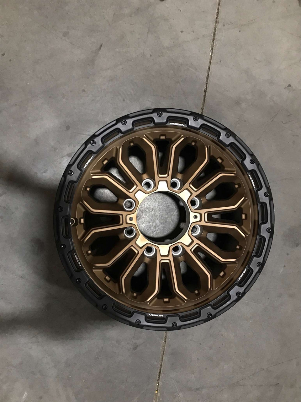 Vision Korupt 405 Wheels Rims 17x9 8x170 Bronze 12 | 405-7970BZSBL12