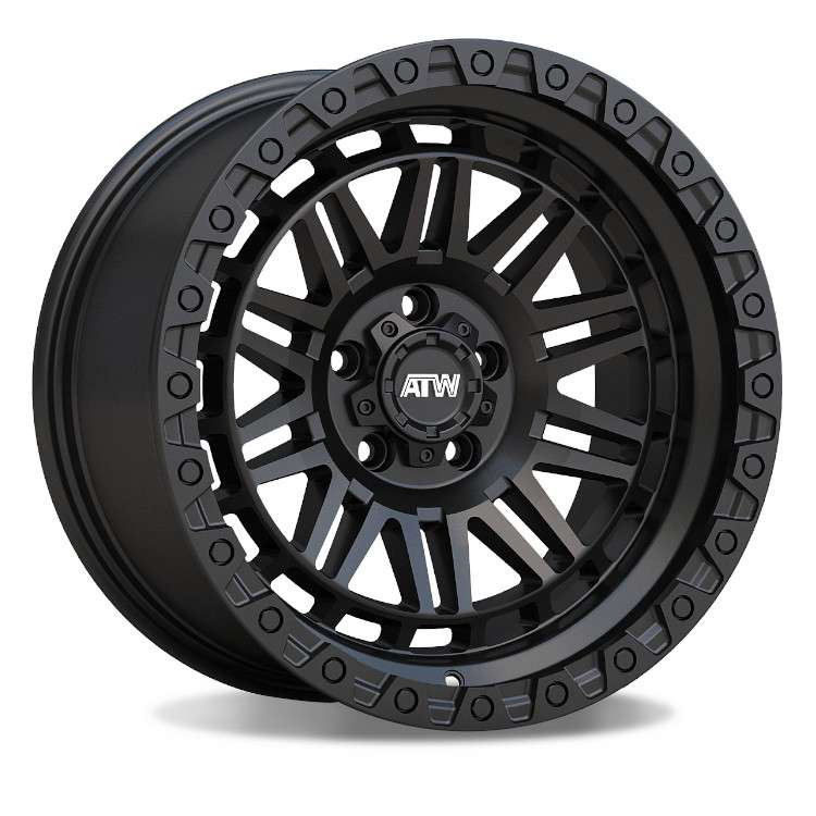 Atw Yukon Wheels Rims 20x10 5x114.3 5x127 Satin Black -18mm | YUK2014968