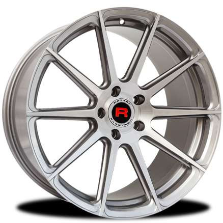 Rennen Ft10 Wheels Rims 19x10 5x120 Brushed Silver 30mm ...