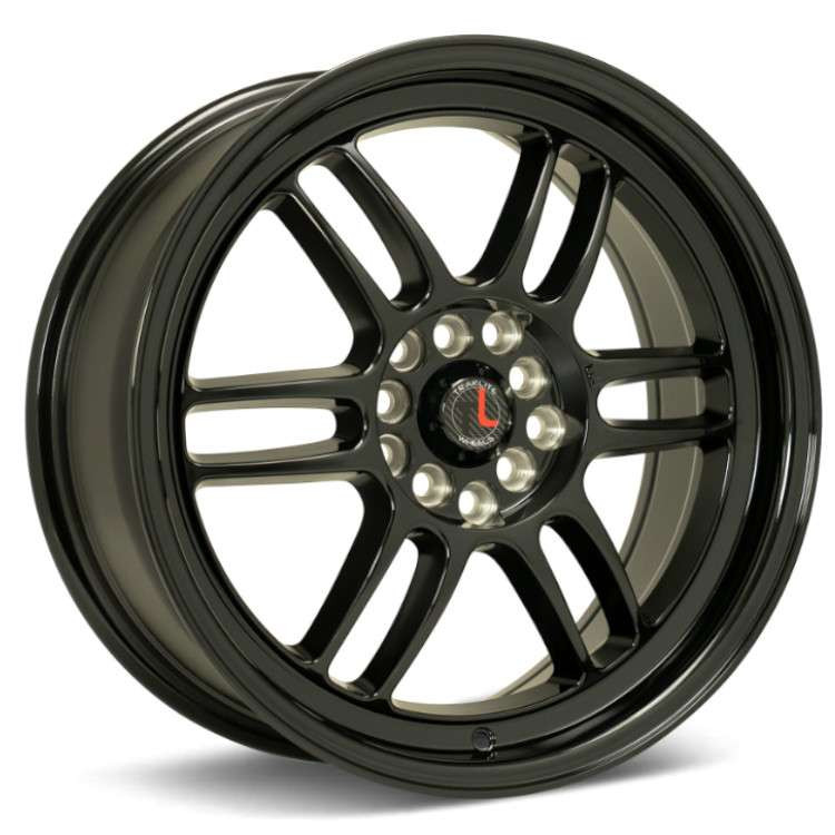 Traklite Boost Wheels Rims 16x7 4x100 Gloss Black 35mm | TLBOO-227708