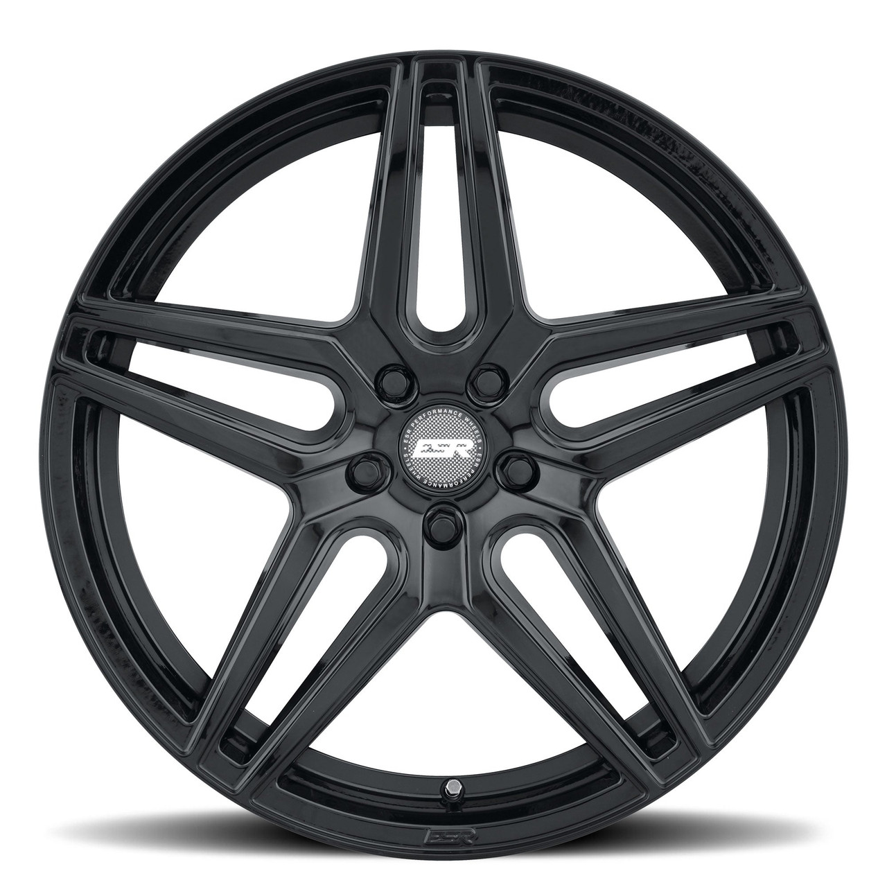 Esr Rf15 Wheels Rims 18x8.5 5x108 Gloss Black 30mm | 88551430 RF15GBLK ...