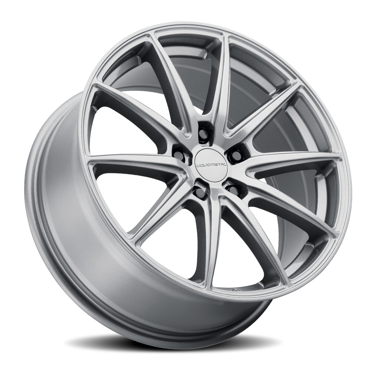 Liquid Metal Raven Wheels Rims 18x8 5x114.3 Gunmetal 40mm | L39-8865G