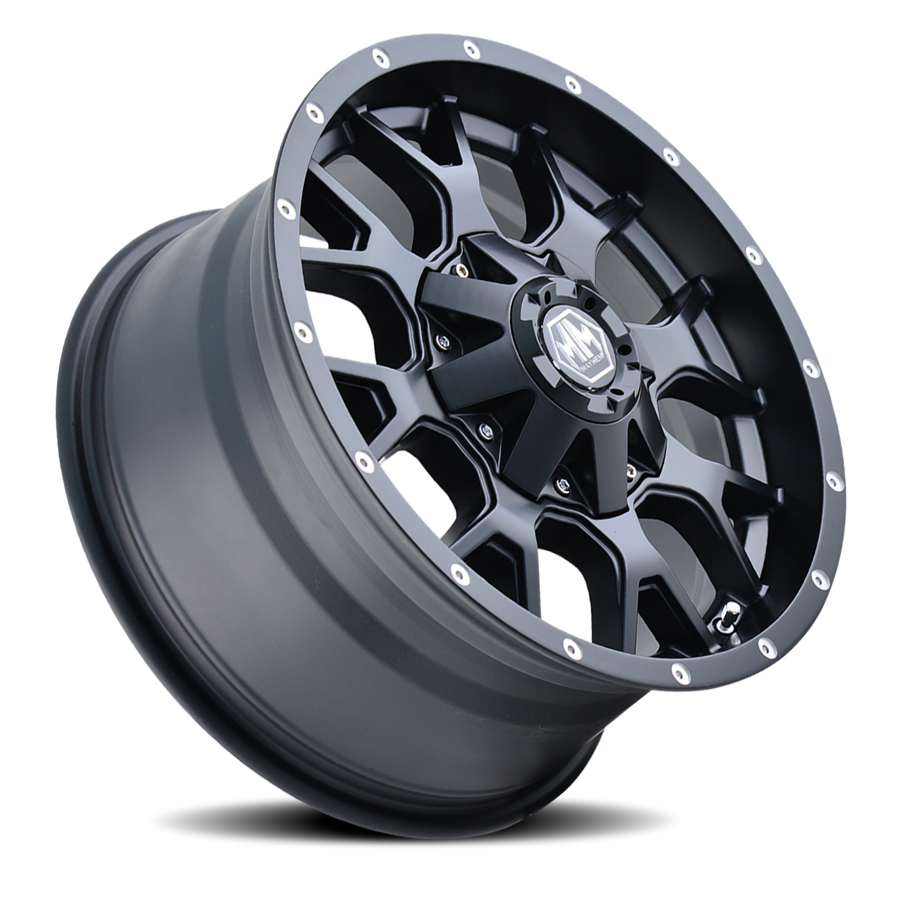 Mayhem Warrior 17x9 8x165.1/8x6.5 Matte Black 18mm Wheels