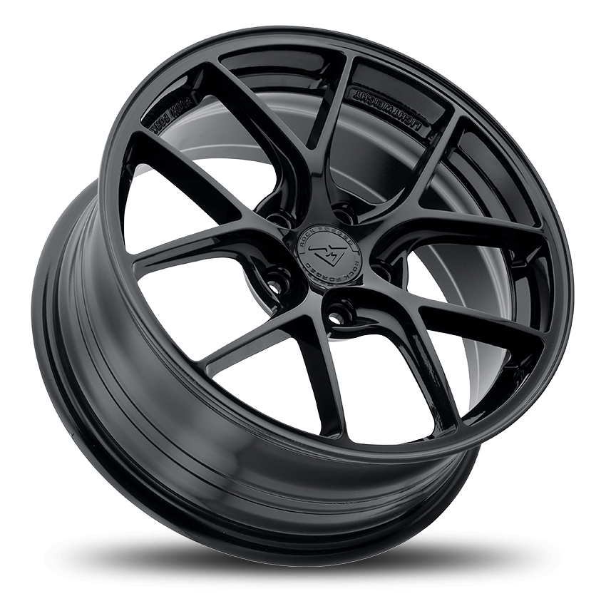 Rock Forged Ff10 Wheels Rims 17x7.5 5x114.3 Gloss Black 38mm | FF10 ...