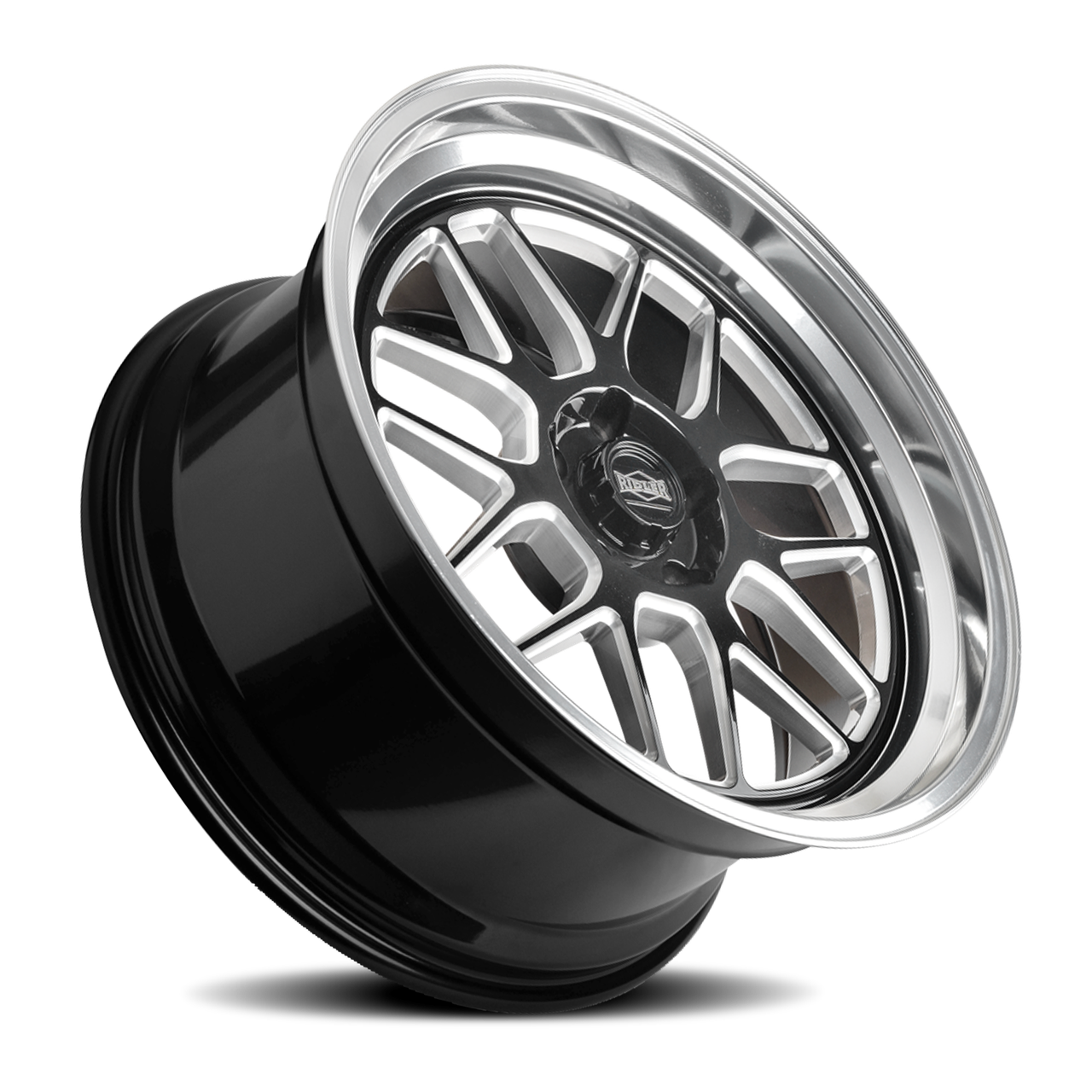Ridler 611 20x8.5 5x120.65 Black Diamond Cut Lip 0mm Wheels