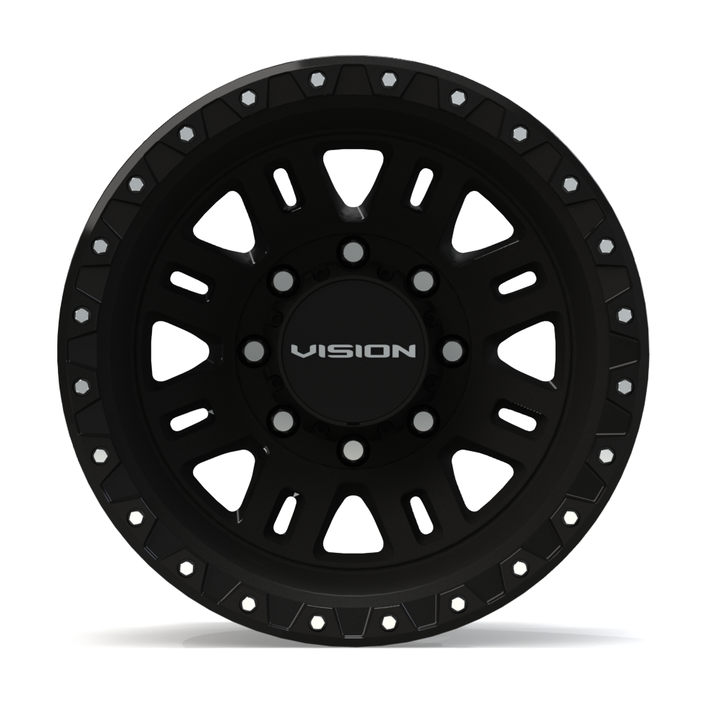 Vision Manx 2 408 17x6.5 8x200 Satin Black -143mm Wheels