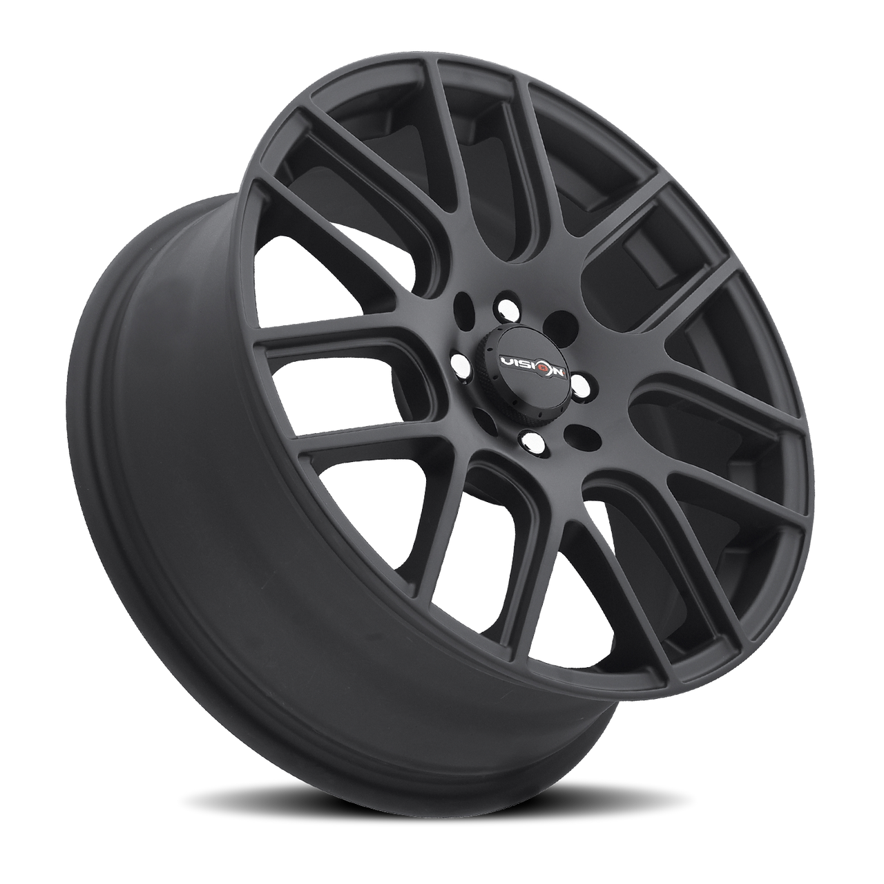 Vision Cross 426 Wheels Rims 16x7 4x100 4x108 Matte Black 42mm ...