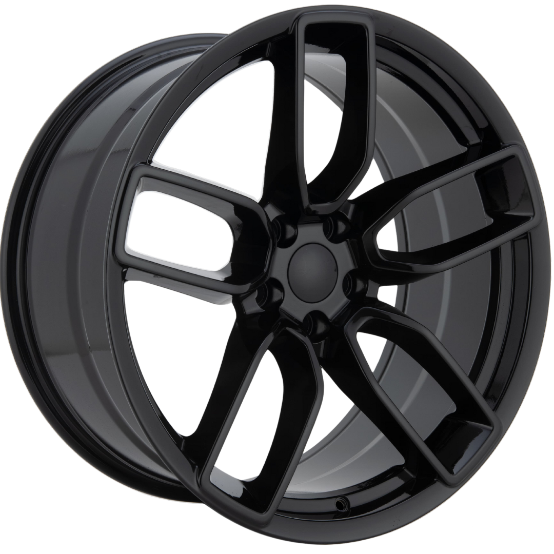 Replica 702 Wheels Rims 20x10 5x115 Gloss Black 22mm | 3-7021GB-210515+22