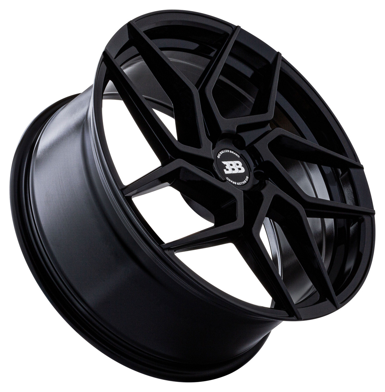 Big Baller Brand H126 Z06 18x8 5x114.3 Black 42mm Wheels