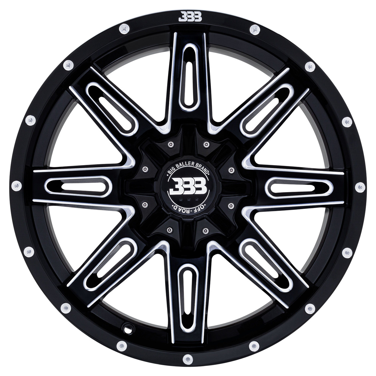 Big Baller Brand H137 Lb4 Wheels Rims 20x9 8x165.1 Gloss Black Milled ...