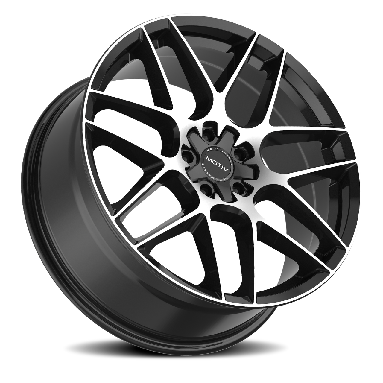 Motiv 435Mb Foil Wheels Rims 20x8.5 5x115 5x120 Black Machined 20mm ...